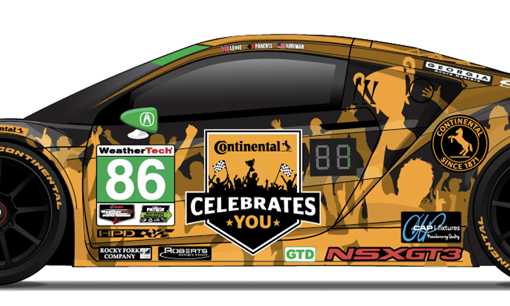 No. 86 MSR Acura to Run Special Continental Tire Livery – Sportscar365