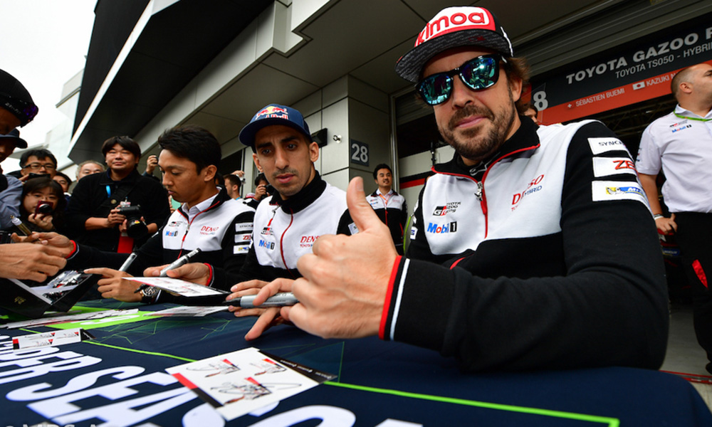 Toyota Drivers Pay Tribute to Alonso – Sportscar365