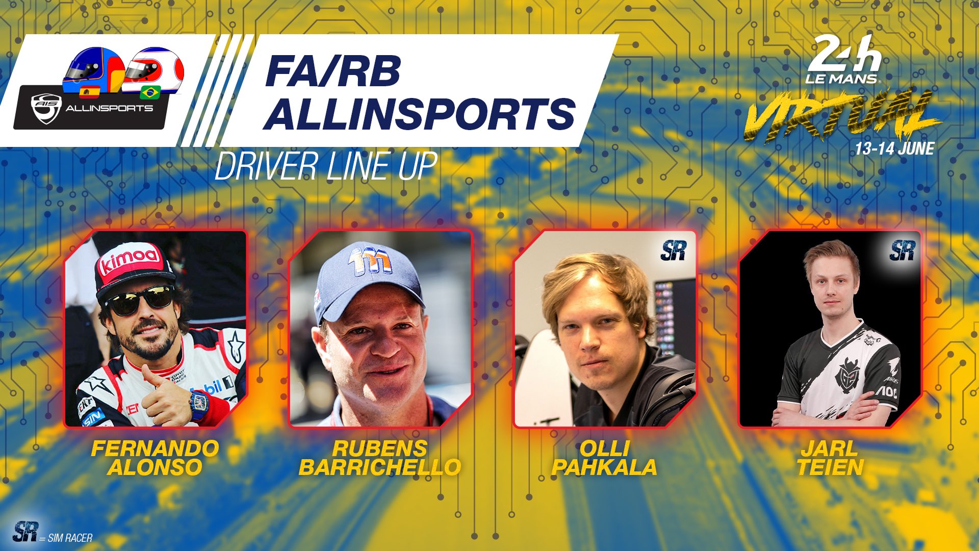 Virtual 24H Le Mans Driver Lineup Roundup – Sportscar365