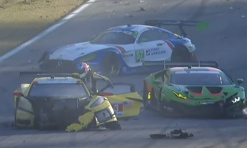 Taylor Had “Nowhere to Go” in Massive GT Pileup – Sportscar365